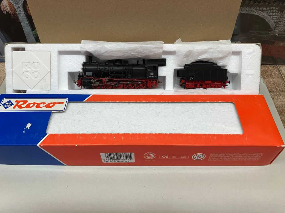 Roco 43347 Dampflok Baureihe 57 3381 der DB, H0 GS analog | Kaufen auf ...