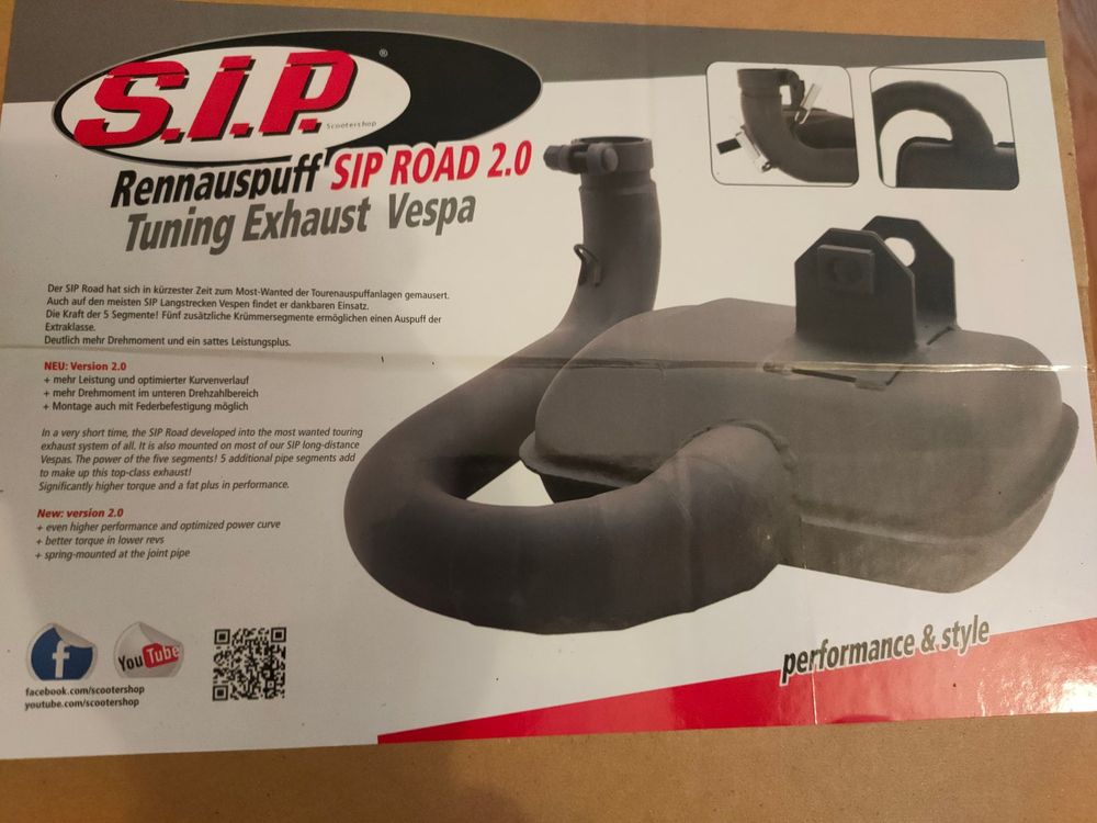 Renauspuff Sip 2.0 Vespa Px 125 (Neu und originalverpackt) in Ettingen ...
