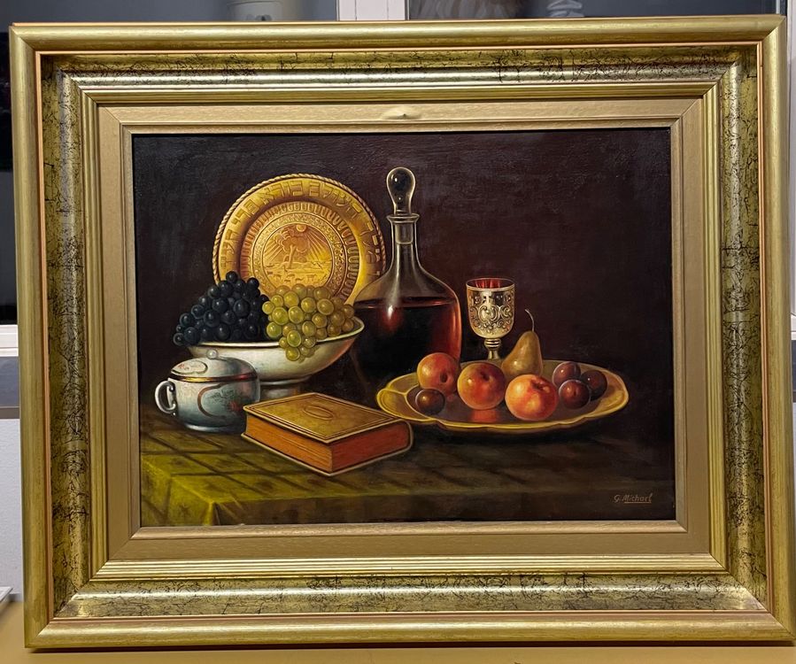 Original gemalte signirte Bild stilleben (Gebraucht) in Schlieren für CHF 52 – mit Lieferung auf ...