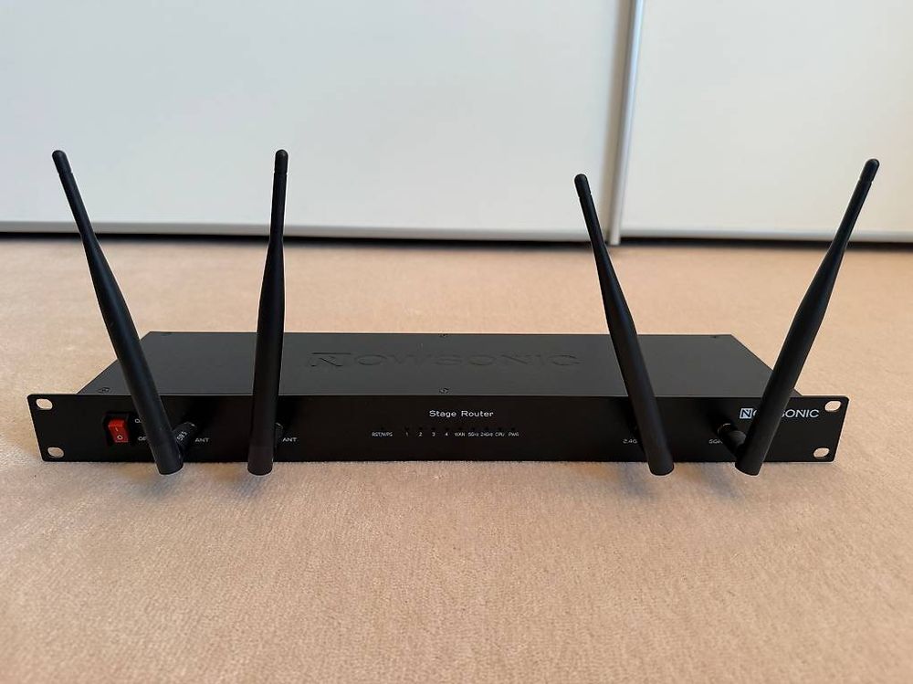 Nowsonic Stage Router W-LAN Router, 19" (Gebraucht) in Uetikon am See ...