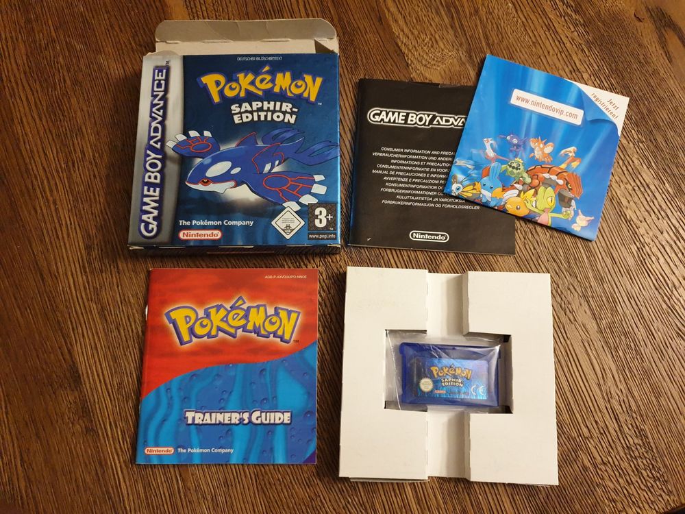 GBA Pokémon Saphir Edition OVP CiB (Gebraucht) in Rain für CHF 169 ...