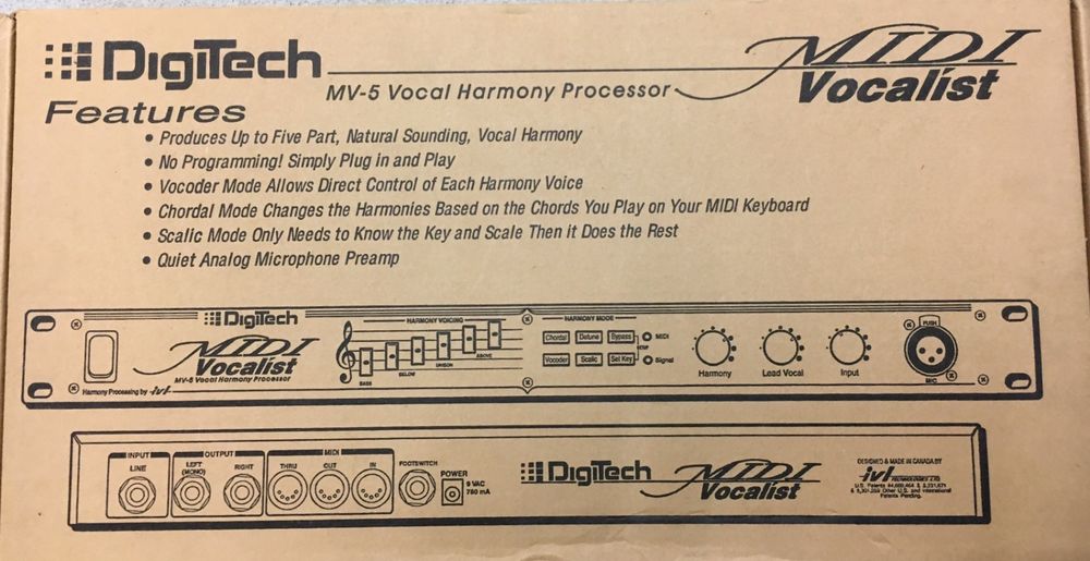 DigiTech MIDI Vocalist MV5 (Gebraucht) in Wirzweli für CHF 70 – mit ...