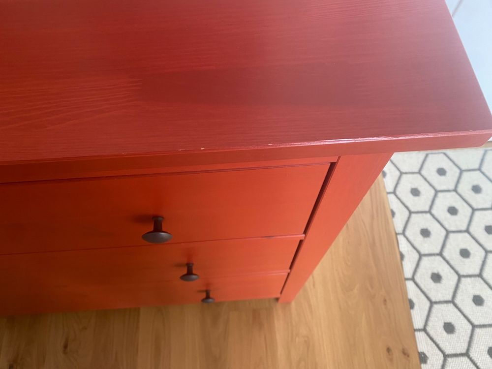 Ikea Kommode Hemnes rot | Kaufen auf Ricardo