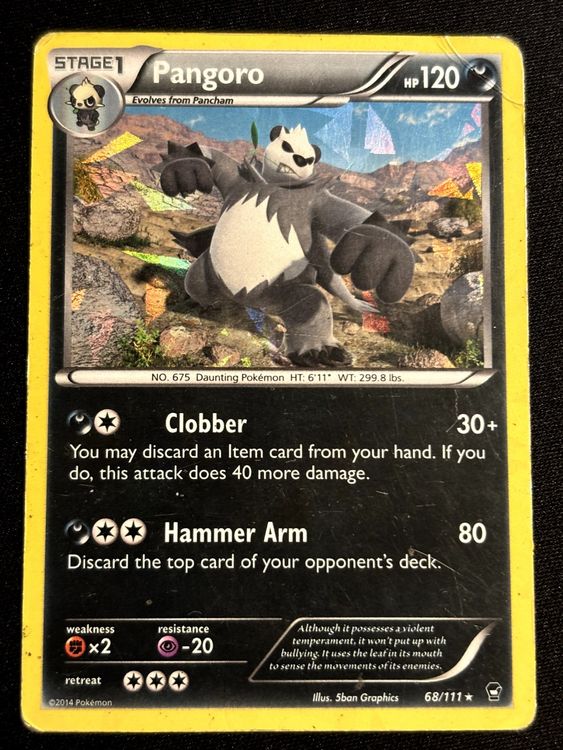 Pokemon Pangoro holo - Furious-Fists 68/111 - English | Kaufen auf Ricardo