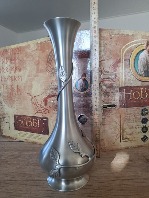 Vase en étain 95%, 29 cm haut. NEUF (Neuf avec emballage d'origine) à ...