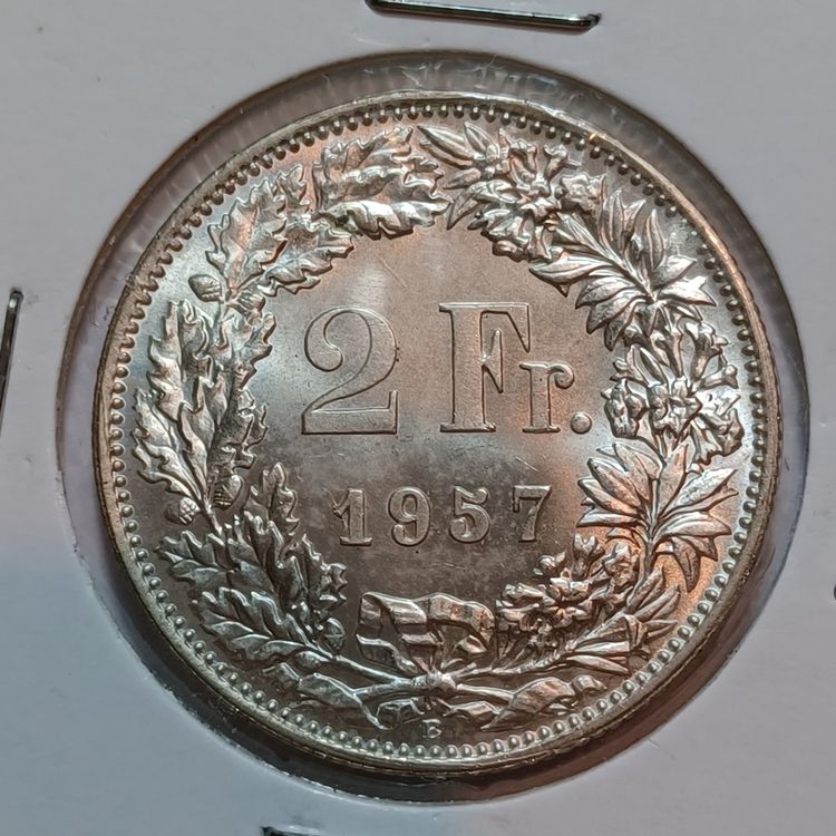 2 Franken 1957 stgl | Kaufen auf Ricardo