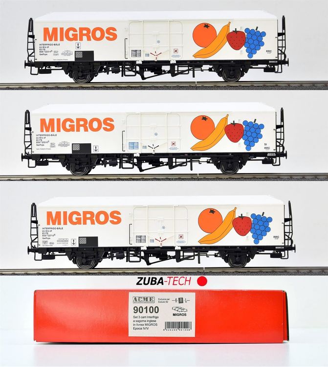 ACME 90100 Kühlwagen-Set 3tlg. FS H0 GS (Gebraucht) in St. Gallen für ...