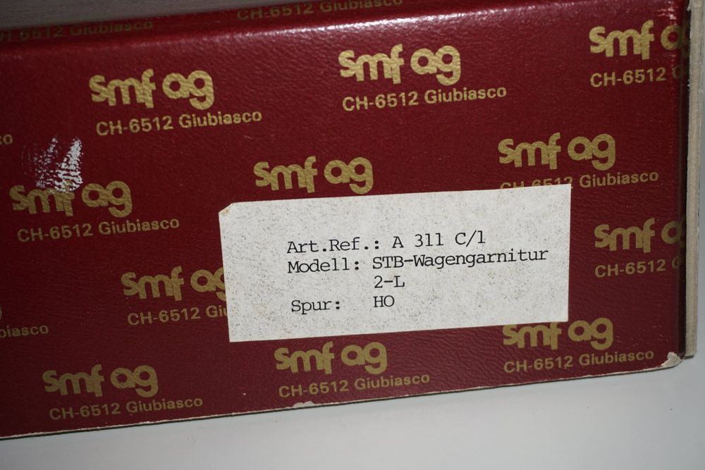 SMF A311 C/1 - STB Sensetalbahn Personenwagen-Set H0/DC (Gebraucht) in ...