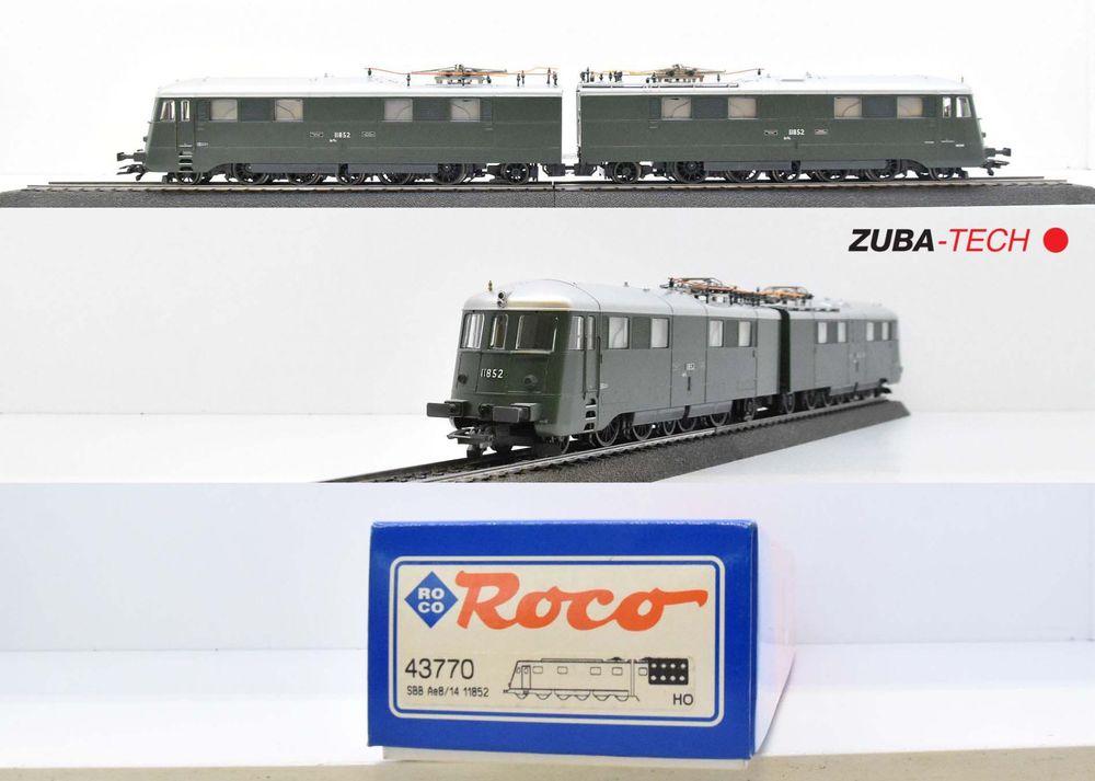 Roco 43770 E-Lok Ae 8/14 SBB Landi Lok H0 GS Analog mit OVP (Gebraucht ...