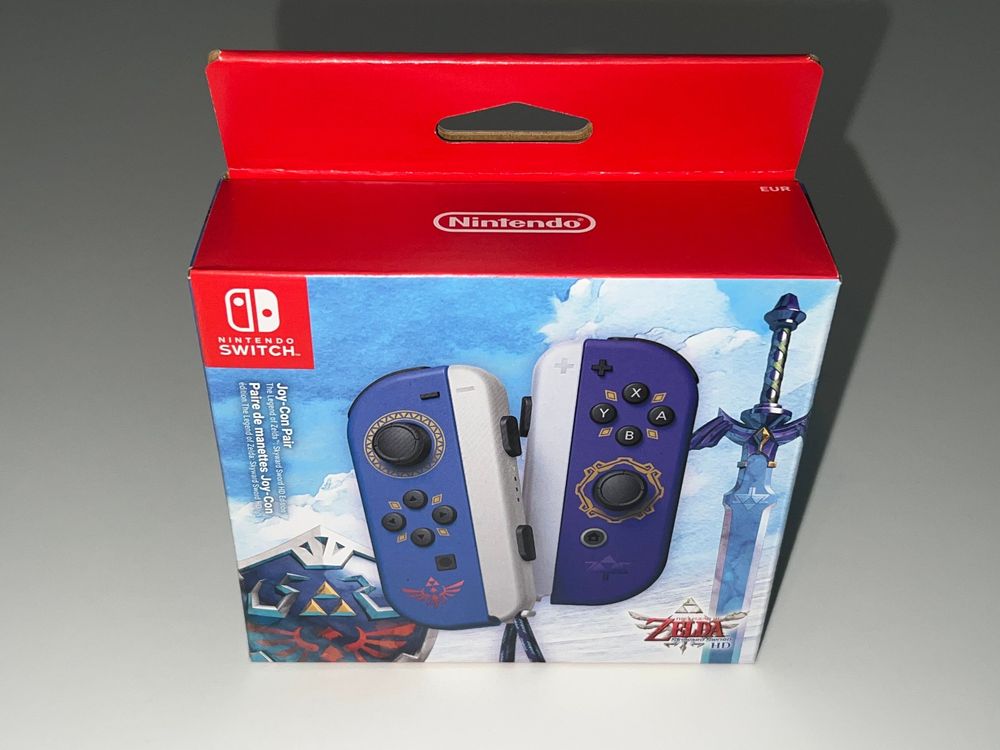 Switch - Joy-Con Set "Zelda: Skyward Sword HD-Edition" [NEU] (Neu und originalverpackt) in ...