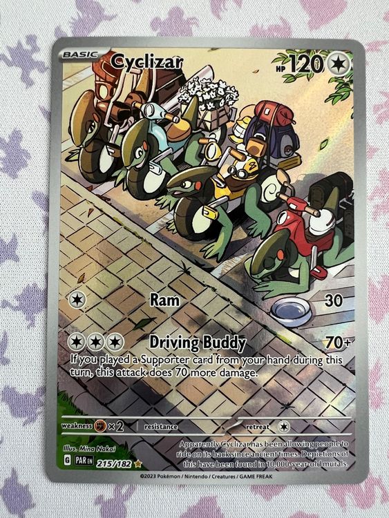 🇬🇧 Cyclizar | Pokemon Paradox Rift | PAR 215/182 (EN) (Neu (gemäss ...