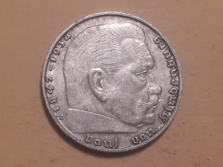 Deutsches Reich 2 Reichsmark 1938 D Silber | Kaufen auf Ricardo