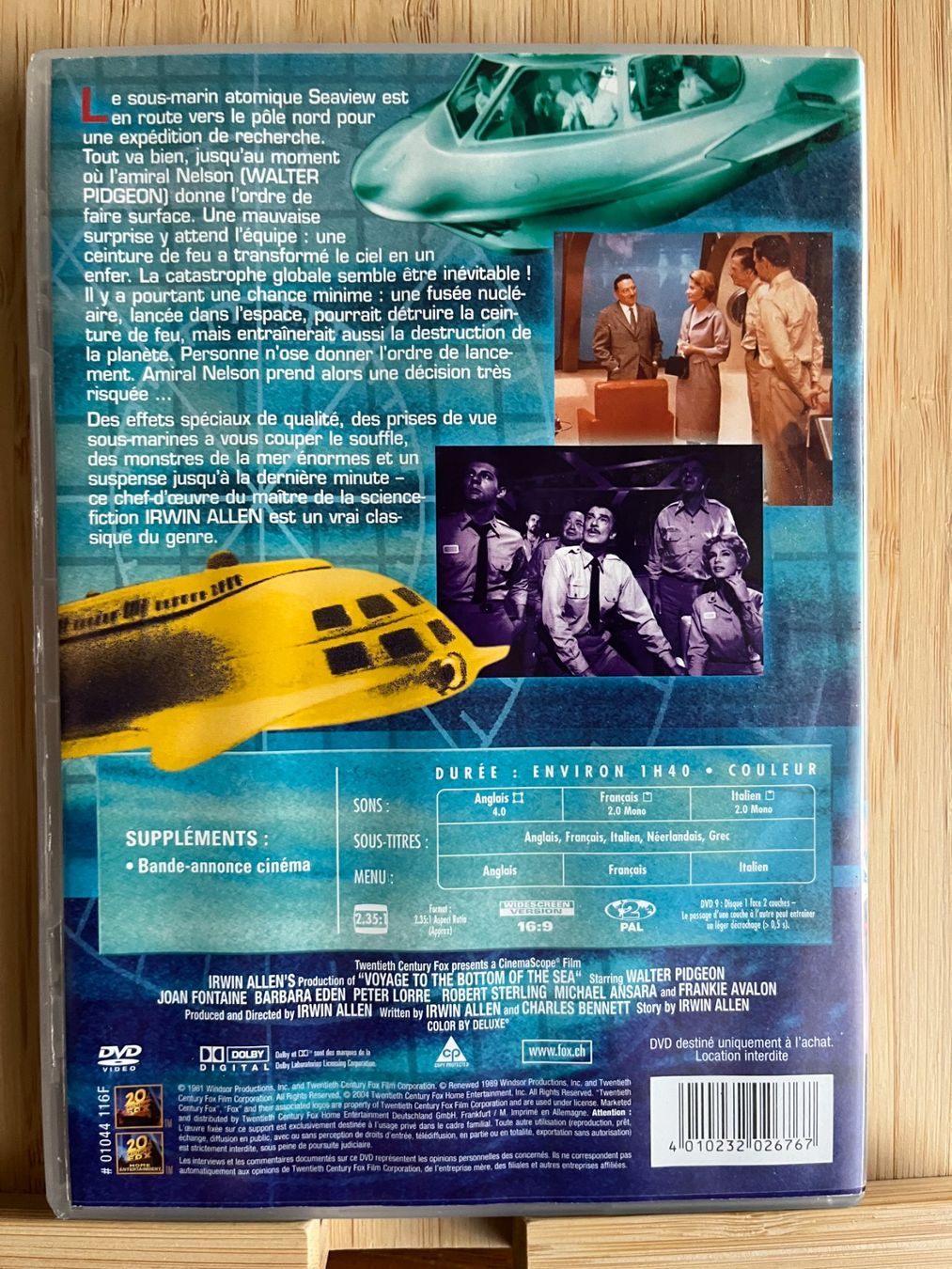 Le sous-marin de l'apocalypse (1961, DVD, classique SF) (D'occasion) à ...