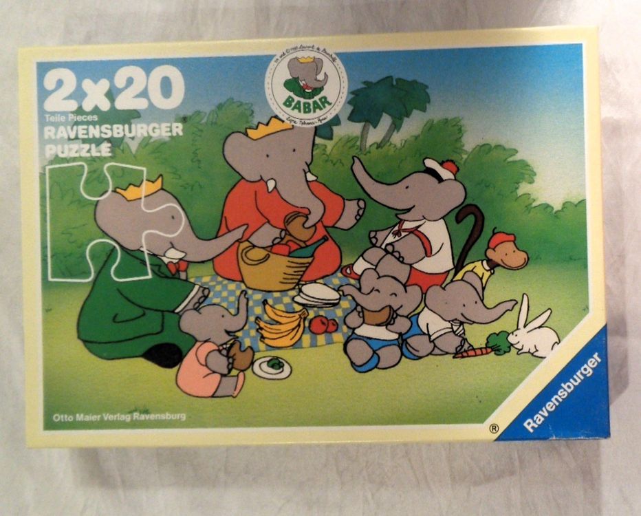 Babar / 2 Puzzle 2 x 20 Teile / Komplett ab Fr. 6 (Gebraucht) in ...