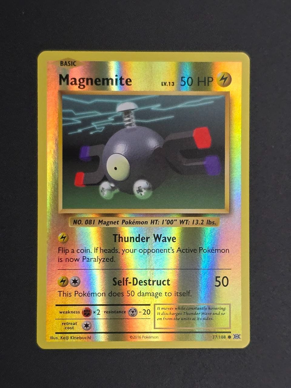 Magnemite [Reverse Holo] #37 XY Evolutions NM / 🇬🇧 (D'occasion) à ...