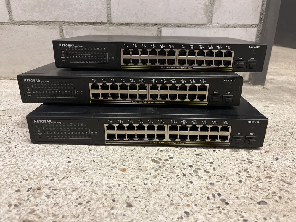 3x Netgear Gs324TP S350 Series (Neu (gemäss Beschreibung)) in Zürich ...