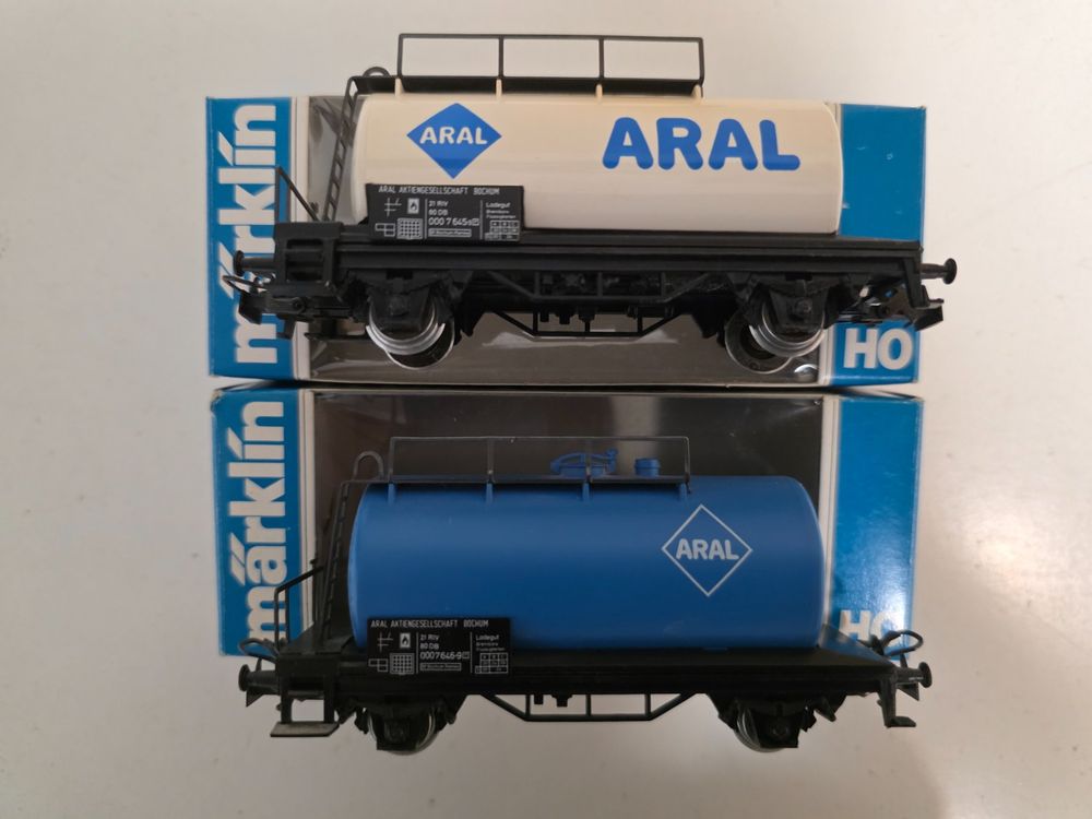 Märklin 2 wagons ARAL dès 1.-fr (D'occasion) à bassecourt pour CHF 7 ...