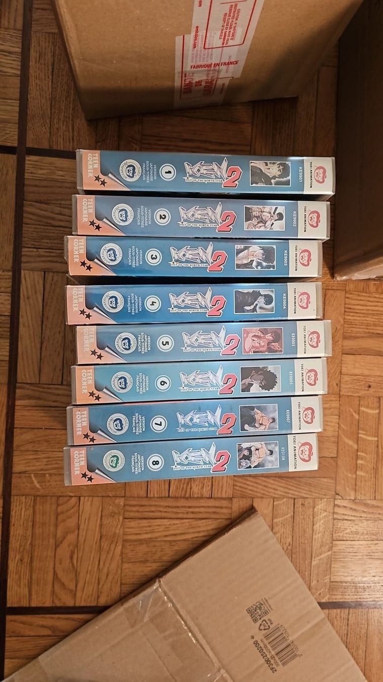 Hokuto No Ken 2 Vol 1 a 8 VHS (Gebraucht) in Versoix für CHF 70 – mit Lieferung auf Ricardo kaufen