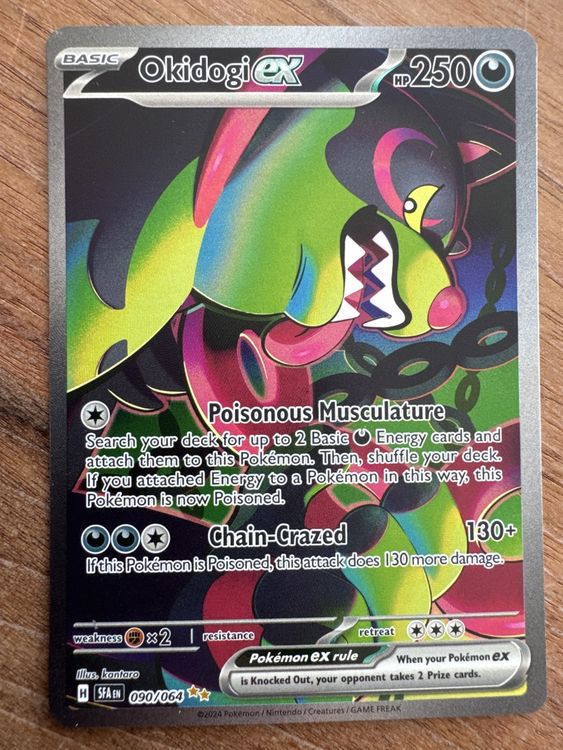 Okidogi Ex Pokemon Karte 090/064 - Seltene Karte! | Kaufen auf Ricardo