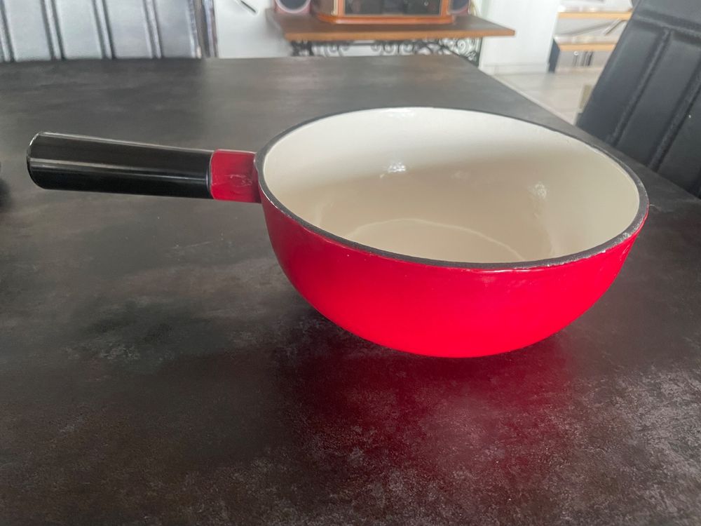 Réchaud + Caquelon en Fonte Émaillé 22cm (Neu (gemäss Beschreibung)) in ...