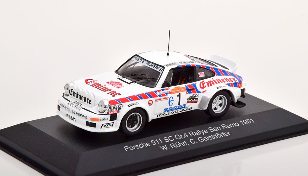 PORSCHE 911 SC RALLY SAN REMO #1 RÖHRL 1:43 CMR (Neu und ...