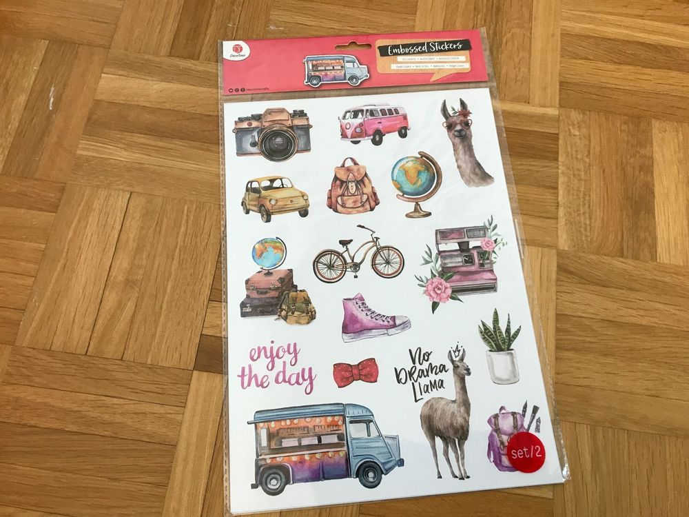 Sticker selbstklebend Embossed Sticker (Neu und originalverpackt) in ...