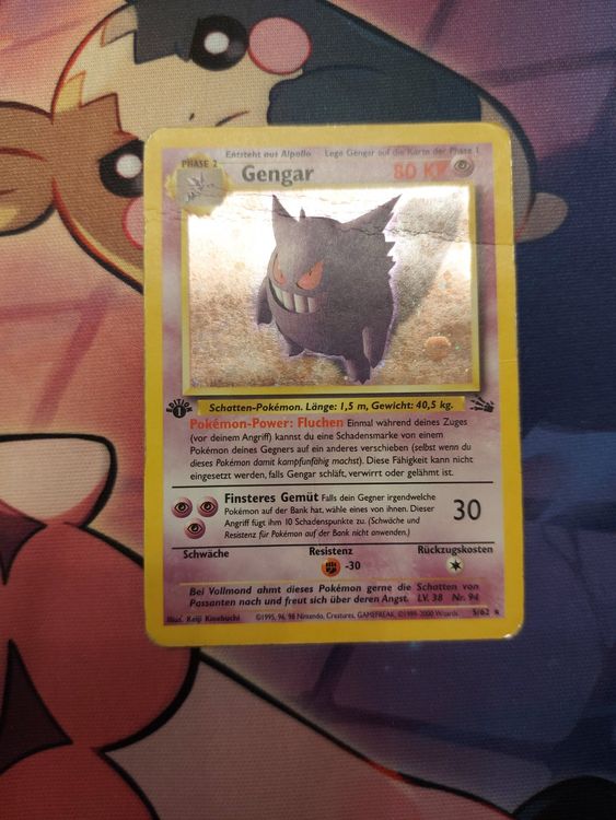 Gengar holo 1 edition fossil 5/62 ab 1 | Kaufen auf Ricardo