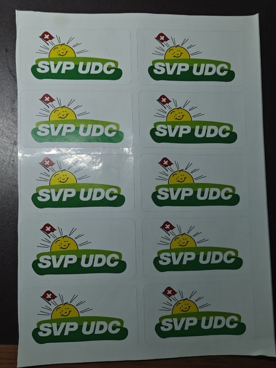 SVP Sticker (Neu (gemäss Beschreibung)) in für CHF 1 – mit Lieferung ...
