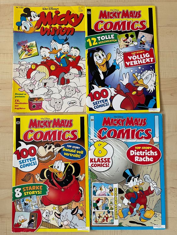 4 Micky Maus Comics-Hefte | Kaufen auf Ricardo