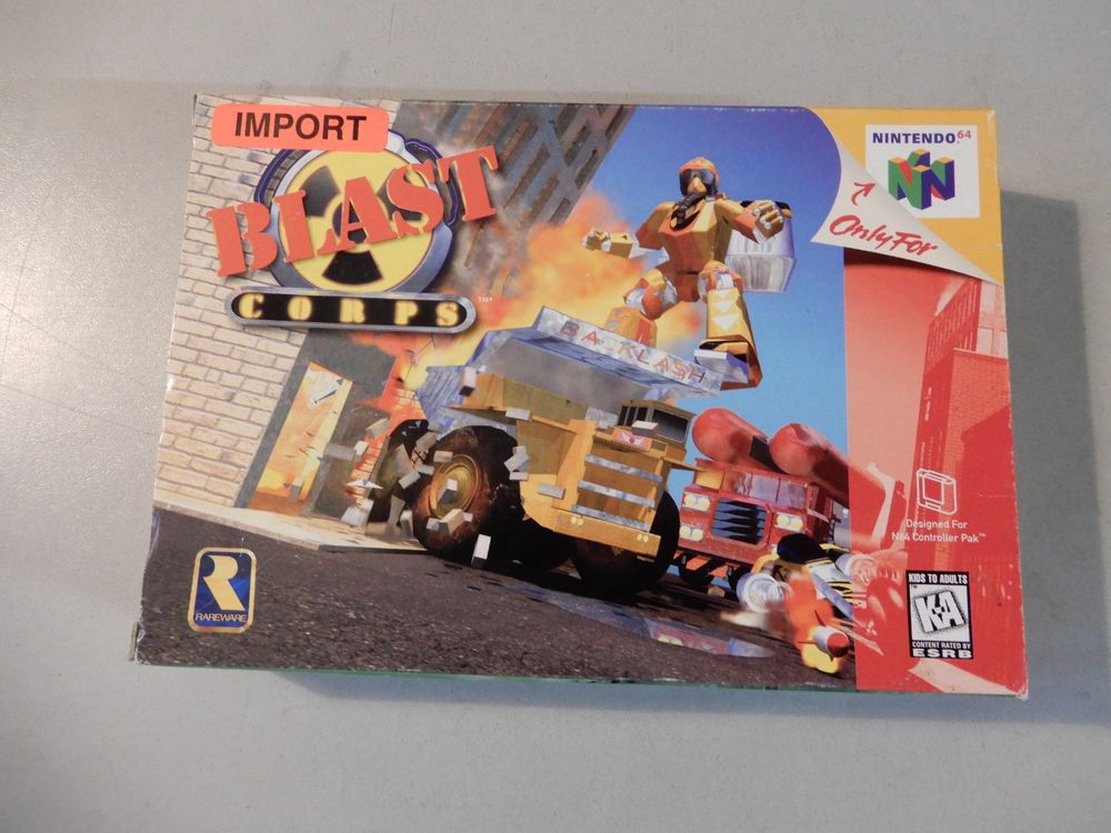 Blast Corps N64 - Top Zustand - Nintendo 64 Game NTSC (Gebraucht) in ...