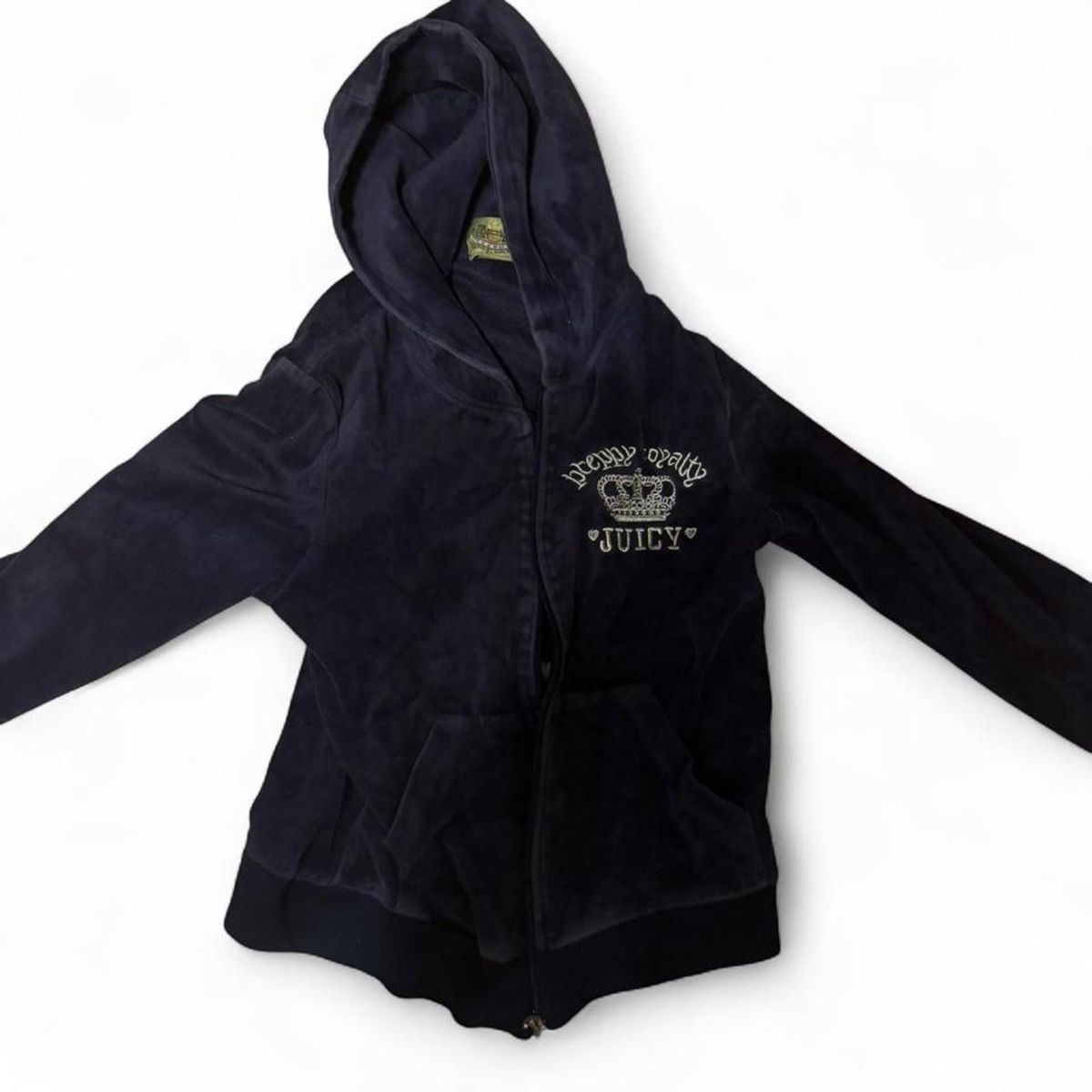 Juicy Couture Velour Kapuzenpullover Grösse M Dunkelblau. (Gebraucht ...