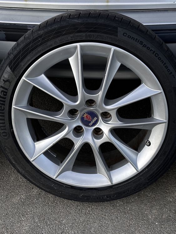 Saab Felgen 18 Zoll mit Sommerreifen | Kaufen auf Ricardo