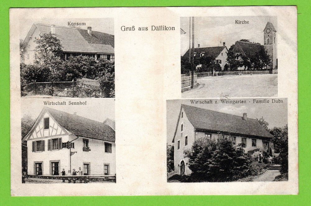 Dällikon - 4 Bild Karte um 19100 (Gebraucht) in Stein am Rhein für CHF ...