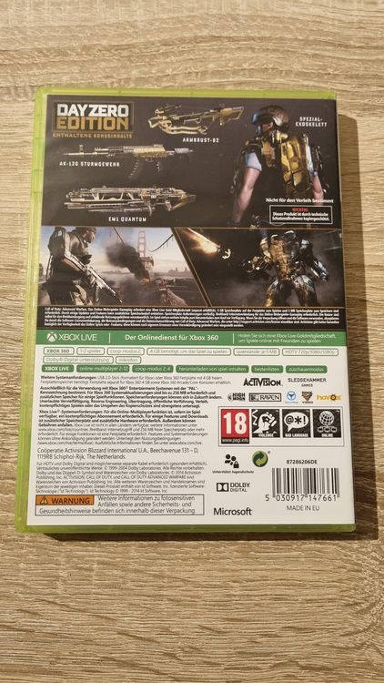 Call of Duty Advanced Warfare Day Zero Edition Xbox 360 (Gebraucht) in ...