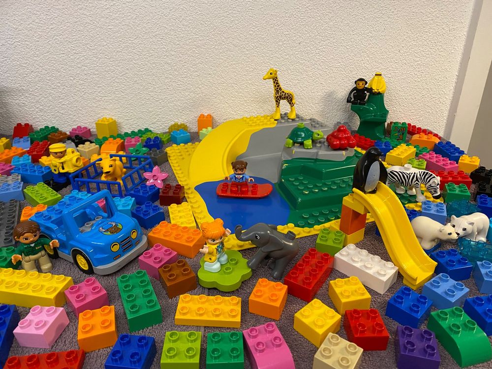 Grosser Lego Duplo Zoo mit 3D Platte & über 100 Teile! | Kaufen auf Ricardo