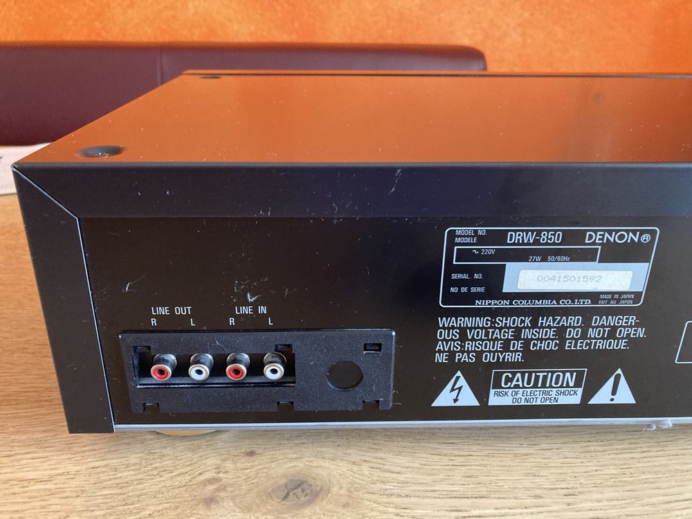 Denon DRW-850 - Doppeltapedeck - Doppelkassettendeck | Kaufen auf Ricardo