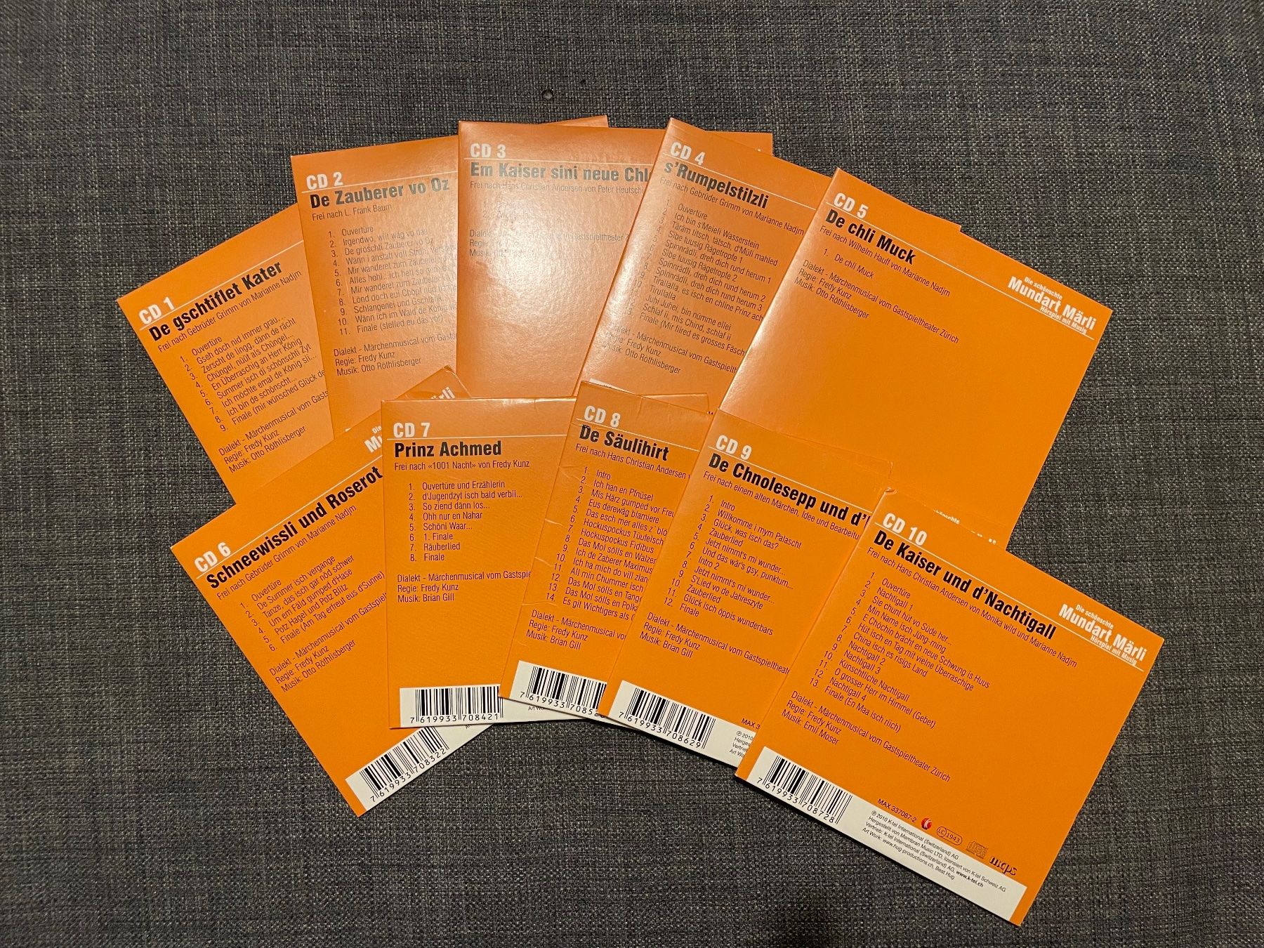 DIE SCHÖNSCHTI MUNDART MÄRLIBOX (10-CD BOX) GASTSPIELTHEATER (Gebraucht ...