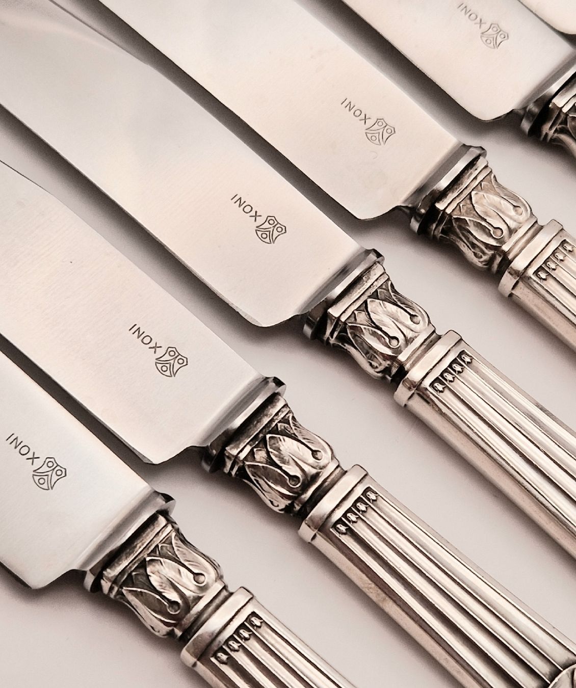 12 Couteaux Jezler Suisse 800Silb Modèle Empire 25.5 cm (D'occasion) à ...