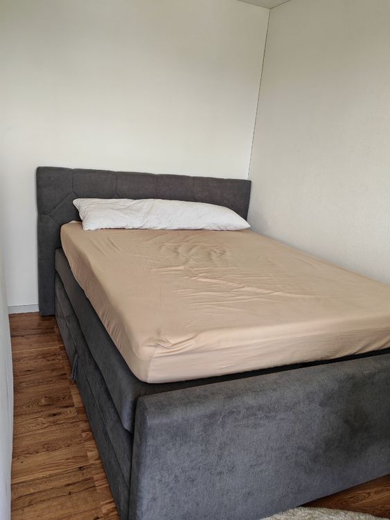 Hochwertiges Boxspringbett +Bett Kasten + Emma One Matratze (Gebraucht ...