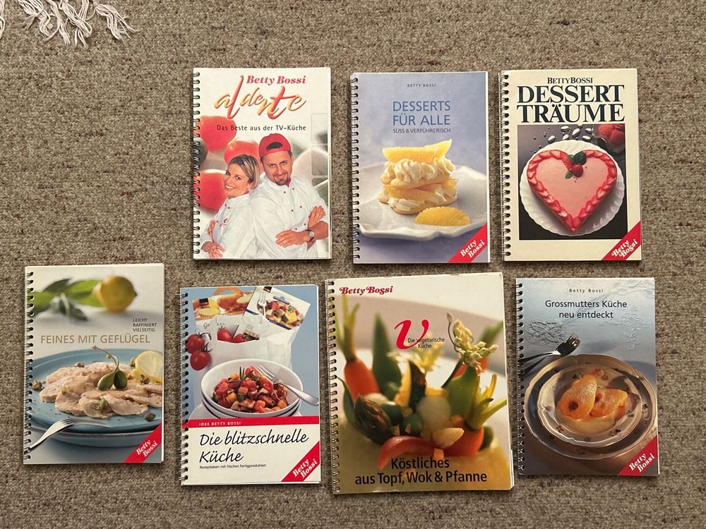 7 Betty Bossi Kochbücher! (Gebraucht) in für CHF 5 – mit Lieferung auf ...