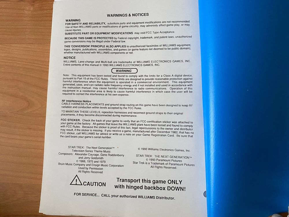 KOPIE Flipper Handbuch – Star Trek the next Generation (Gebraucht) in ...