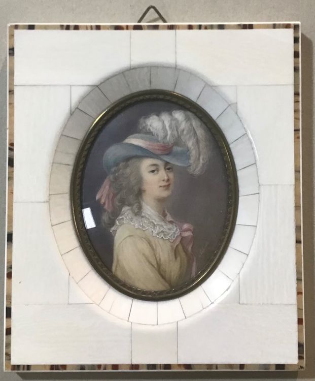 Antike Miniature Gemälde Unleserlich Signiert | Kaufen auf Ricardo