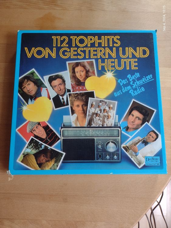 Vintage Vinyl Record "112 Top Hits" Swiss Radio, Box Set | Kaufen auf ...