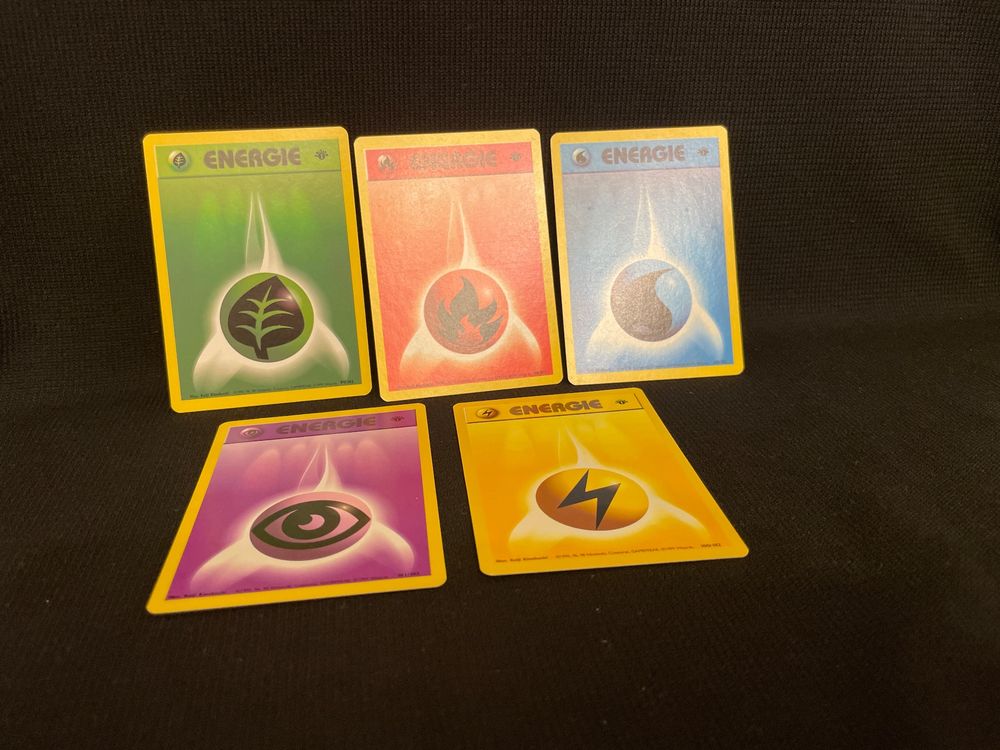 Energie 1. edition Base basis 102 98 99 100 101 Pokemon (Gebraucht) in ...