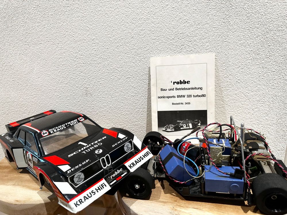 Robbe sonic vintage BMW 320 turbo Rc electro auto rare ovp (Gebraucht ...