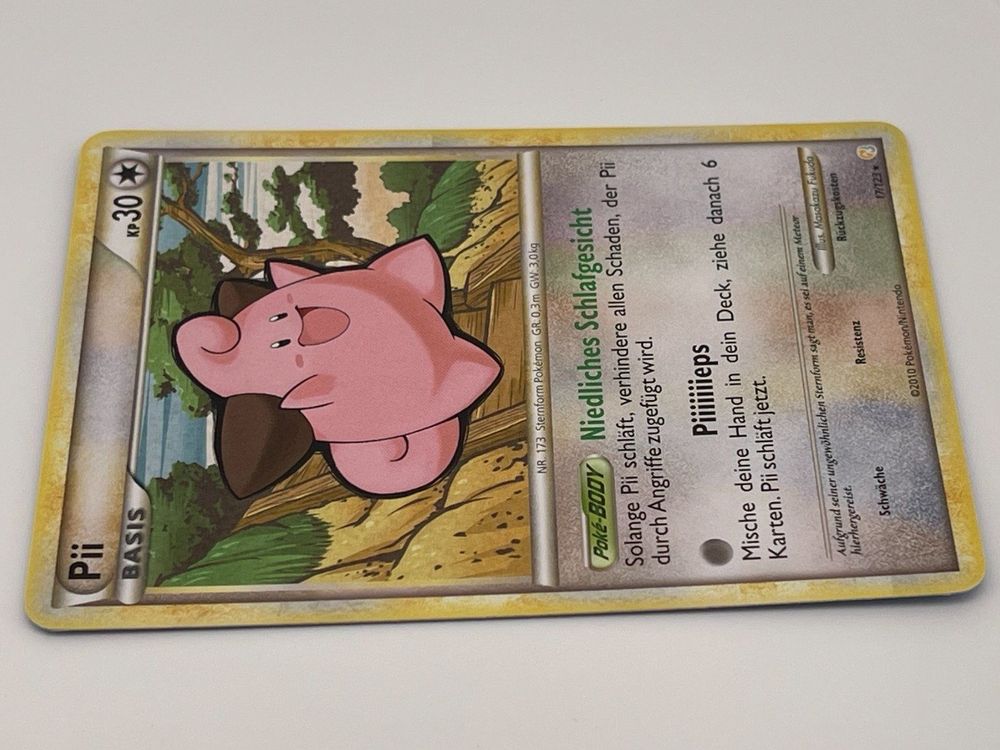 Pii 17/123 Rare Pokémon HS Heart Gold & Soul Silver (Neu (gemäss ...