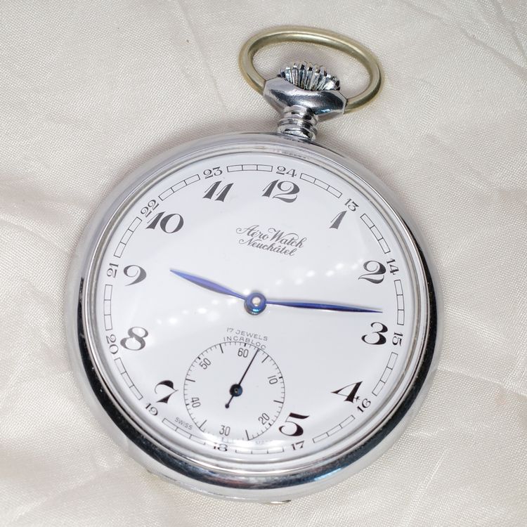 AERO Watch Neuchatel Taschenuhr vintage 6431 Uhr (Gebraucht) in Rüti ...