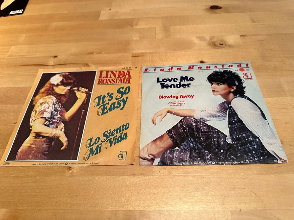 LINDA RONSTADT Singles 7" Top Hits Kult It's so easy (Gebraucht) in ...