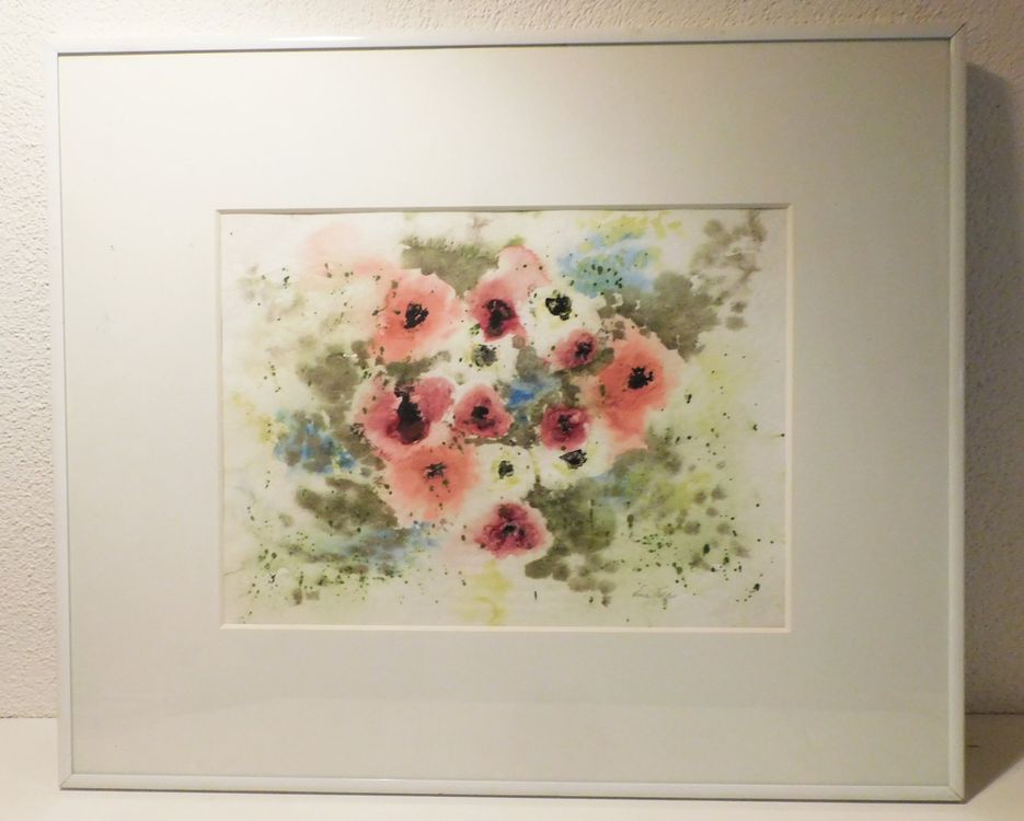 Neue Fundschätze - Kunst Aquarell signiert - Felder (Gebraucht) in Sursee für CHF 50 – nur ...