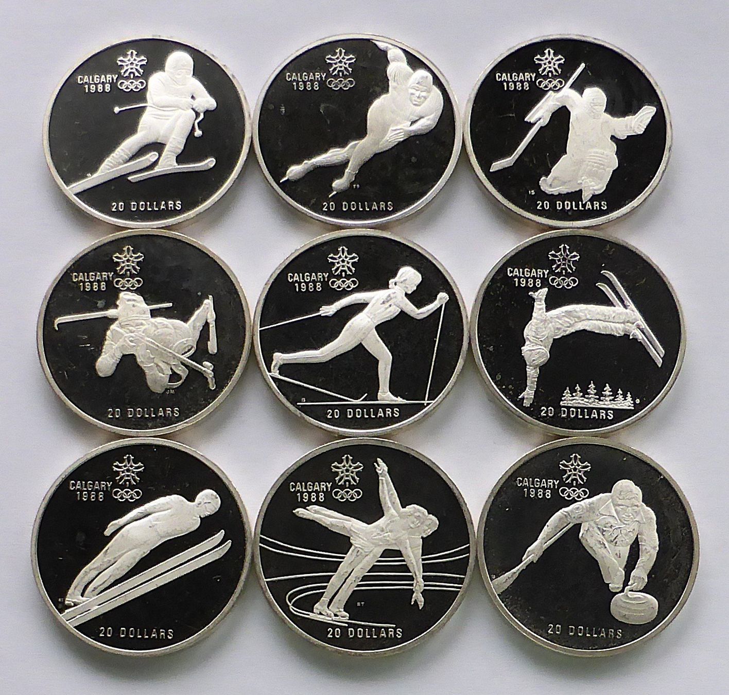 1oz Feinsilber - CANADA, 20 Dollar 1985 - ELISABETH II (Neu (gemäss ...